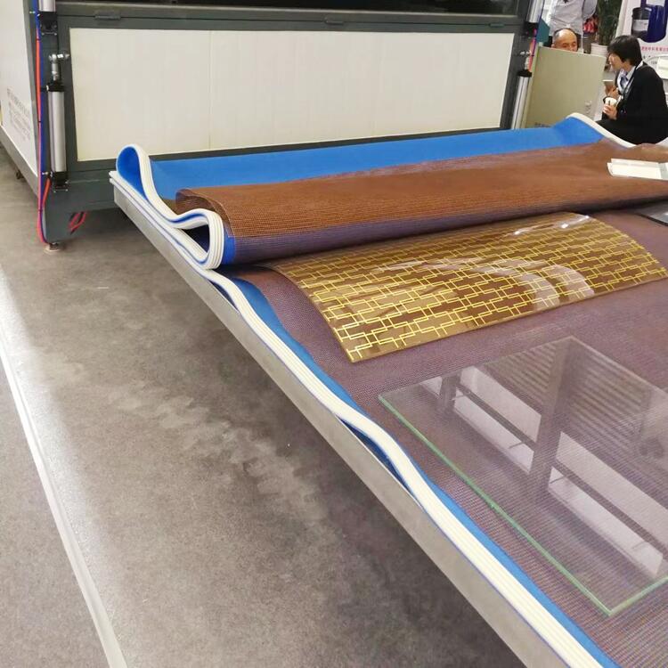 PTFE Mesh For Laminated Glass, Teflon Open Mesh Size 4mm*4mm